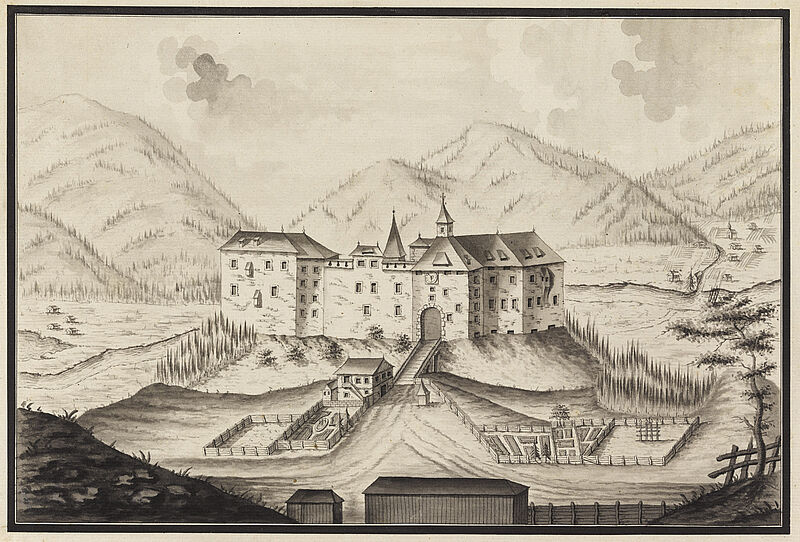 View of Moosham Castle