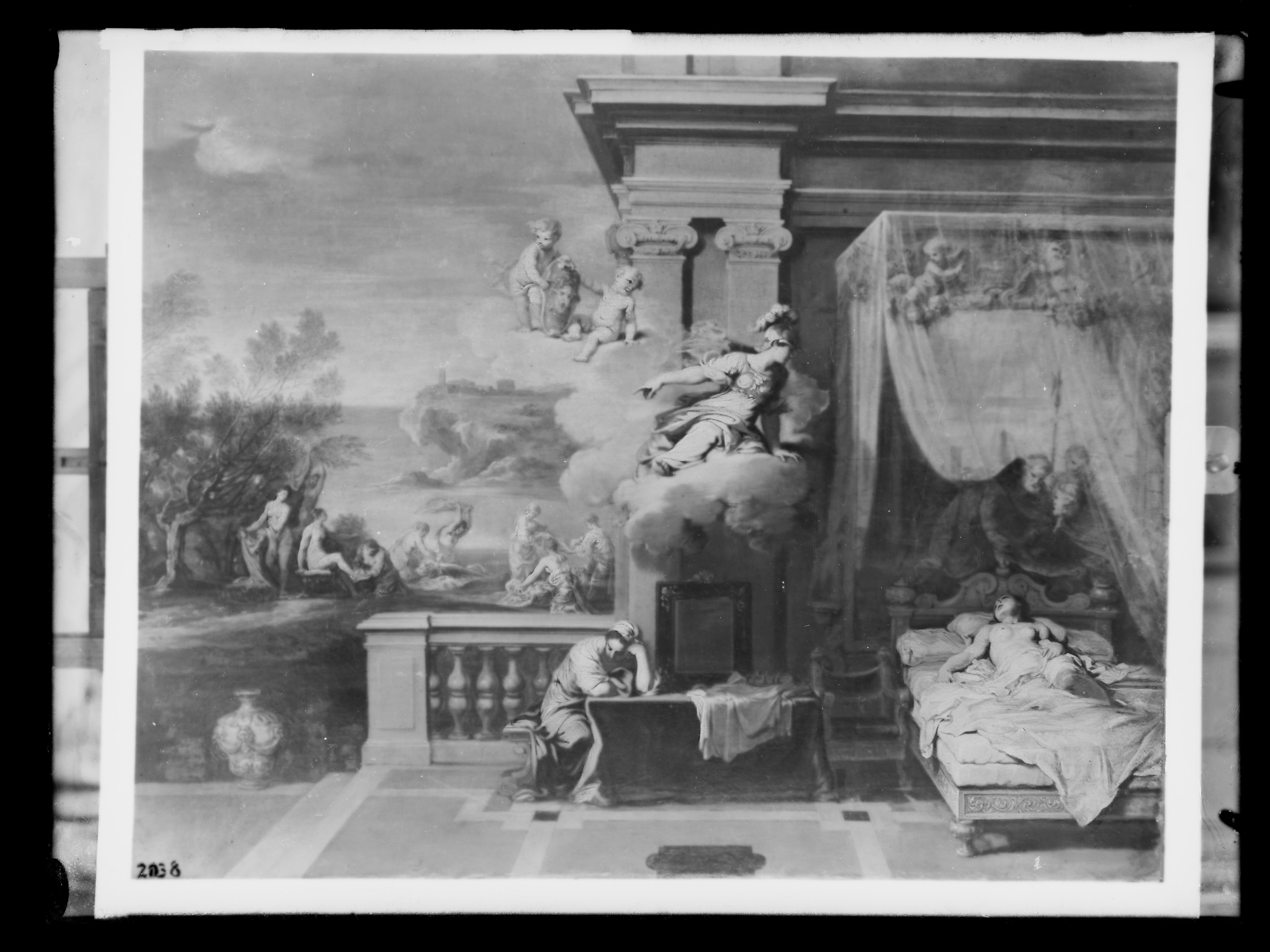 Wolfrum glass plate - Jan de la Froey (Jan Boulanger), Alcmene's ...