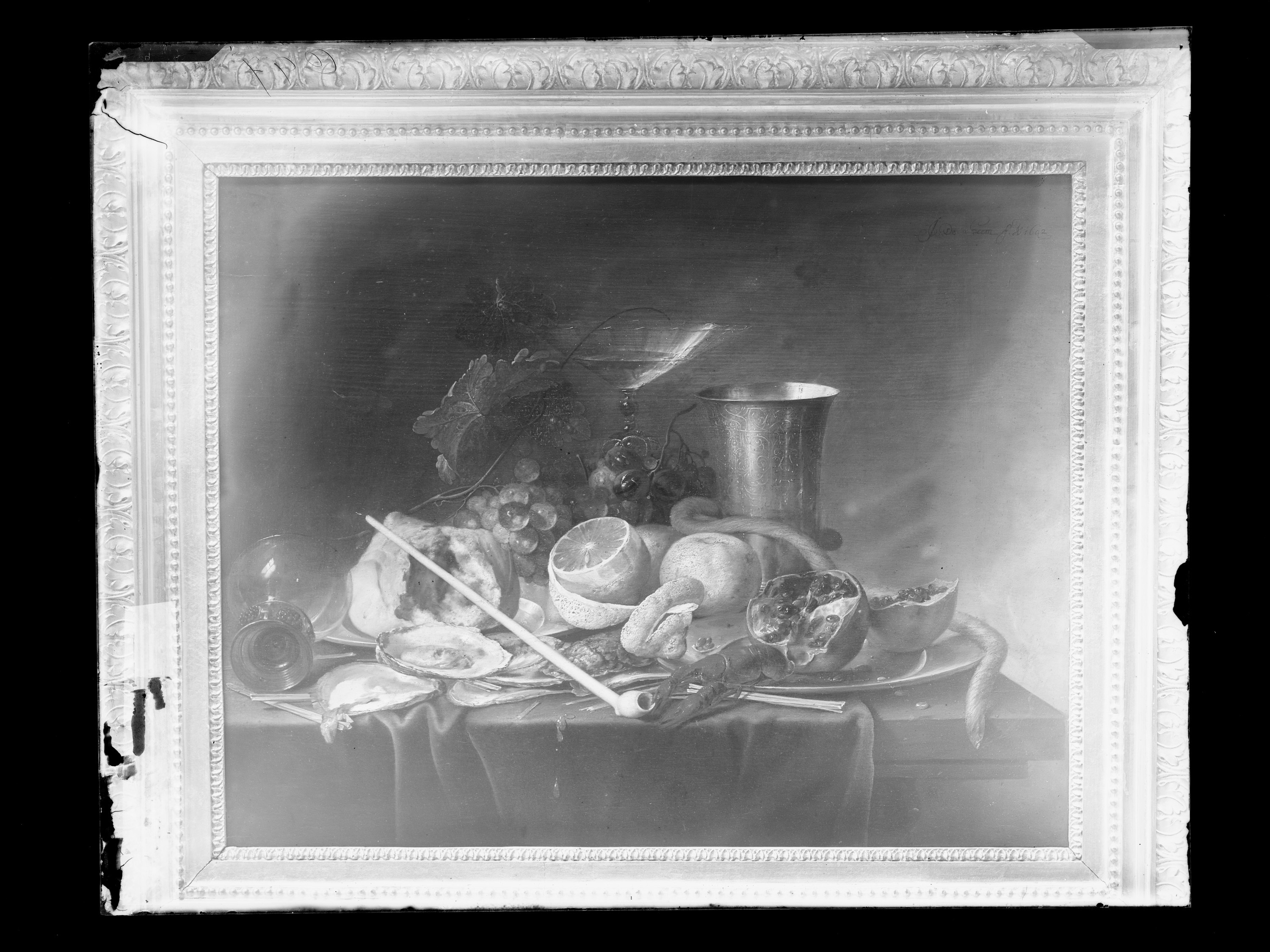 Wolfrum glass plate - Jan Davidsz. de Heem, Still Life, Breakfast with ...