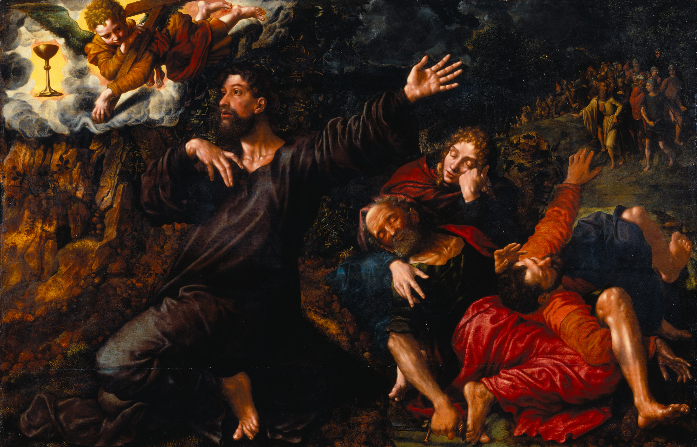 Christ at the mount of olives