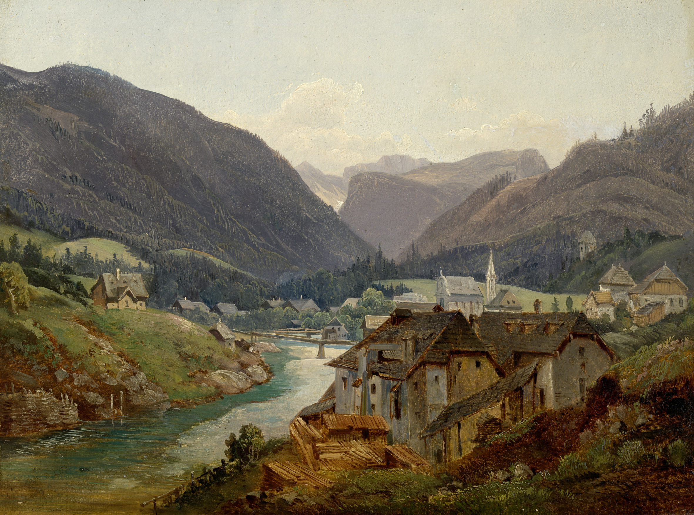View of Ischl from the West